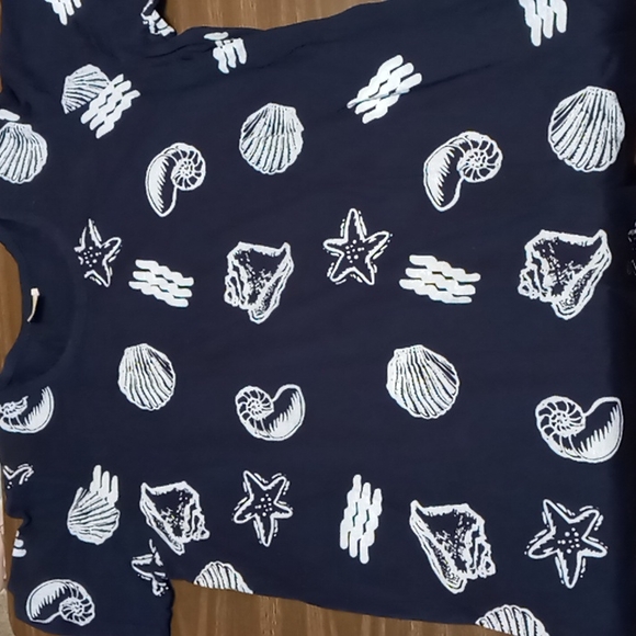 Ingear | Tops | In Gear Oversized Dark Navy Blue Shell Tee Shirt Xxl ...